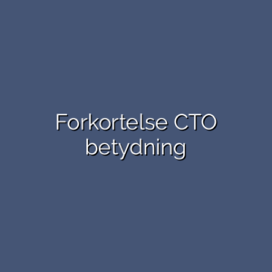 Forkortelse kr. betydning - Forkortelsen