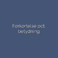 Forkortelse bl.a. betydning - Forkortelsen